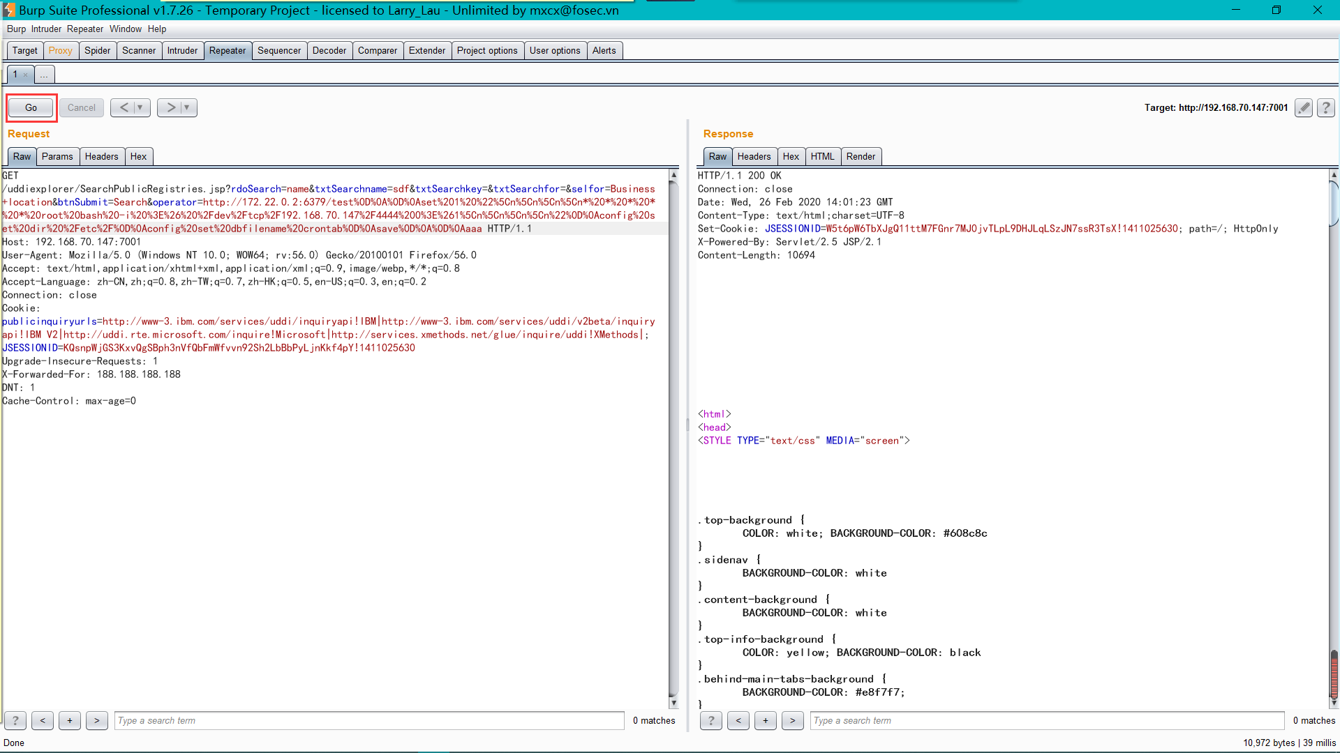 漏洞复现篇——利用vulhub模拟Weblogic的SSRF漏洞_vulhub的ssrf漏洞靶场-CSDN博客