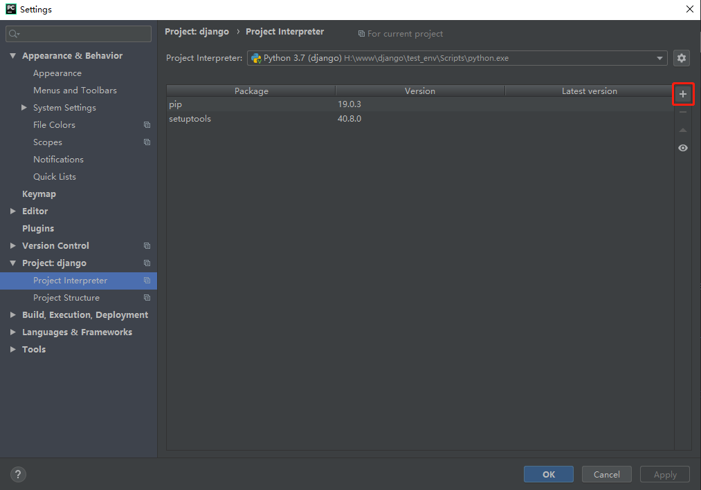 Pycharm下Django2.2安装及数据库配置流程（MySQL）_django2.2部署-CSDN博客