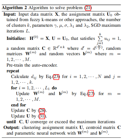 论文笔记：Deep Fuzzy K-Means with Adaptive Loss and Entropy Regularization ...