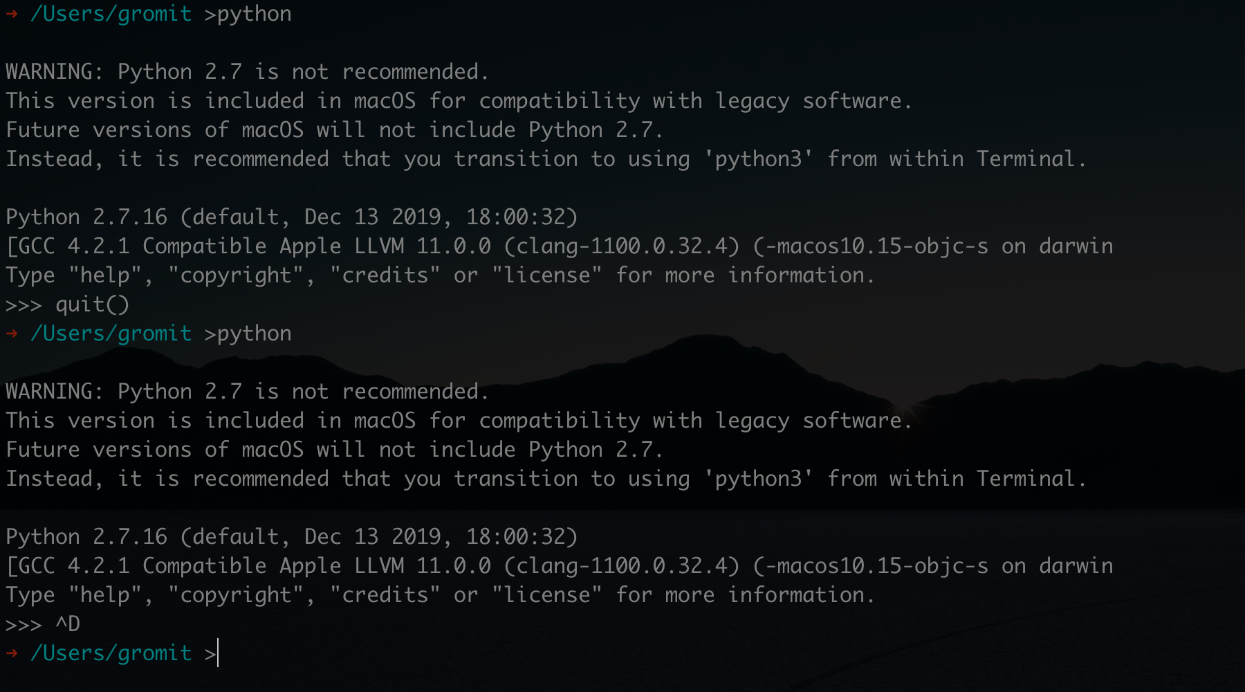 【Python】python退出交互式命令行的两种方式_pycharm如何关闭交互模式-CSDN博客