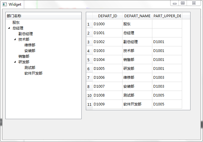 Qt中qtreewidget根据数据库（qtablewidget）内容动态构建目录qt Treewidget目录结构 Csdn博客 
