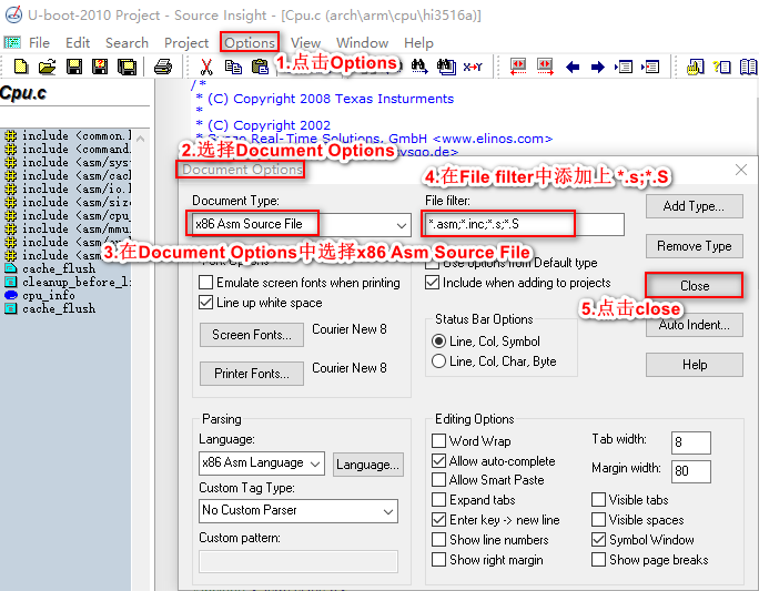 Source Insight工程添加对汇编文件的支持_source insight不支持汇编文件的搜索吗?-CSDN博客