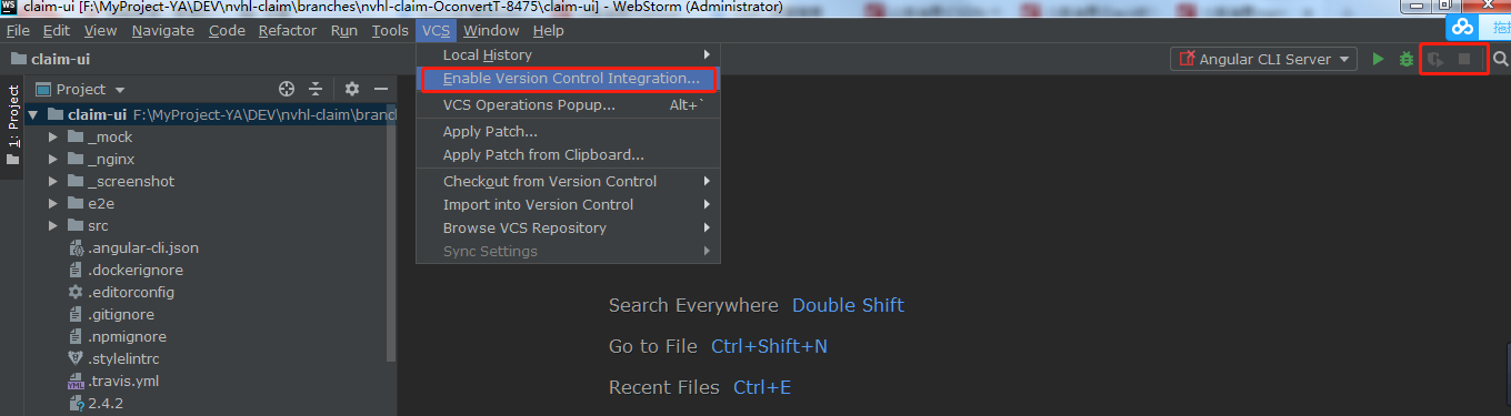 WebStorm、Idea编辑器中右侧的SVN下拉，提交标志不见了呢？--已解决_webstrom怎么打开 项目的svn 拉项目的箭头-CSDN博客