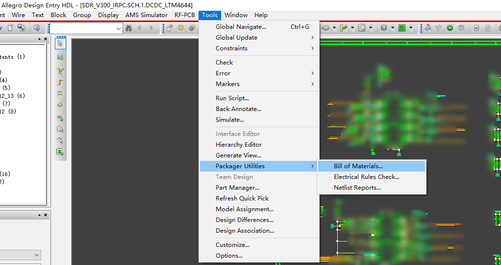 allegro design entry hdl 输出 bom 设置_hdl导出bom-CSDN博客