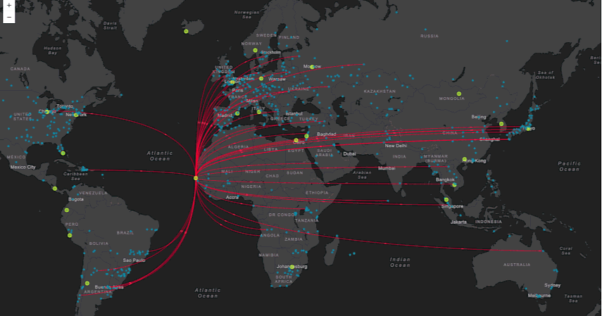 Angualr arcgis中使用flowmap_arcgis api 4.x for js 绘制流向图-CSDN博客