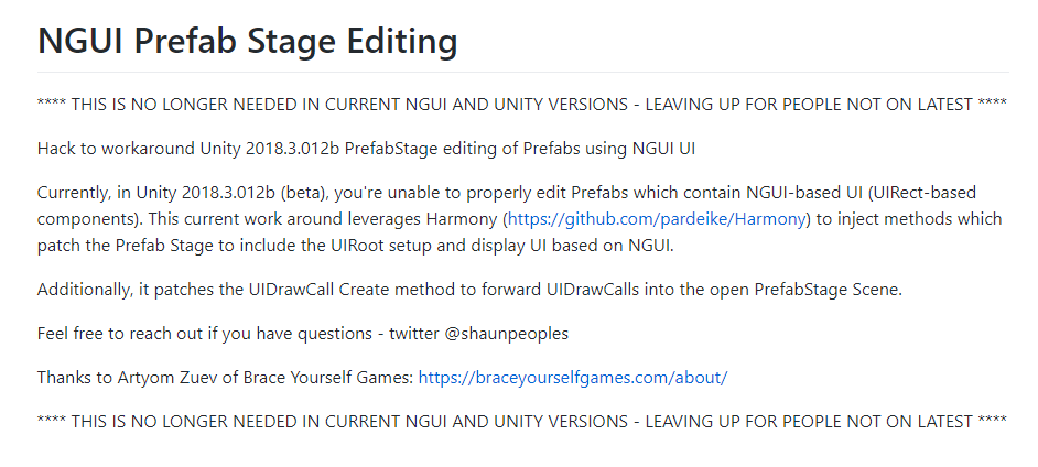 NGUI预制在Unity新的预制系统无法编辑_the root gameobject of the opened prefab has been -CSDN博客
