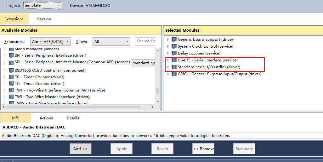 AtmelStudio 7 ASF库学习笔记二：串口收发和printf打印_atsam4 printf-CSDN博客