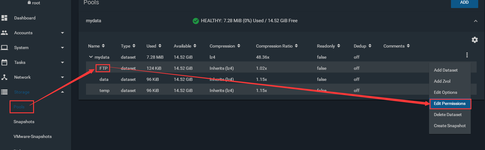 FreeNAS-11.2-U7 smb共享和FTP设置_truenas ftp-CSDN博客