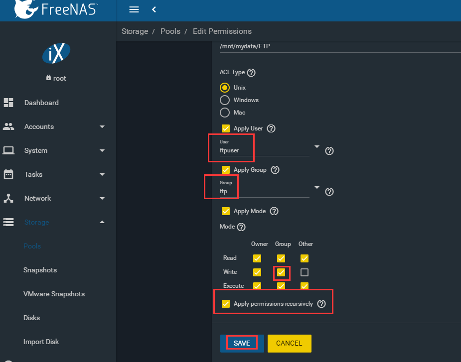 FreeNAS-11.2-U7 smb共享和FTP设置_truenas ftp-CSDN博客