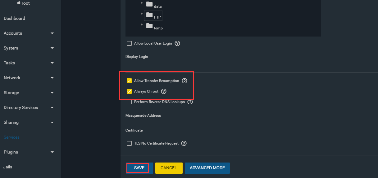 FreeNAS-11.2-U7 smb共享和FTP设置_truenas ftp-CSDN博客