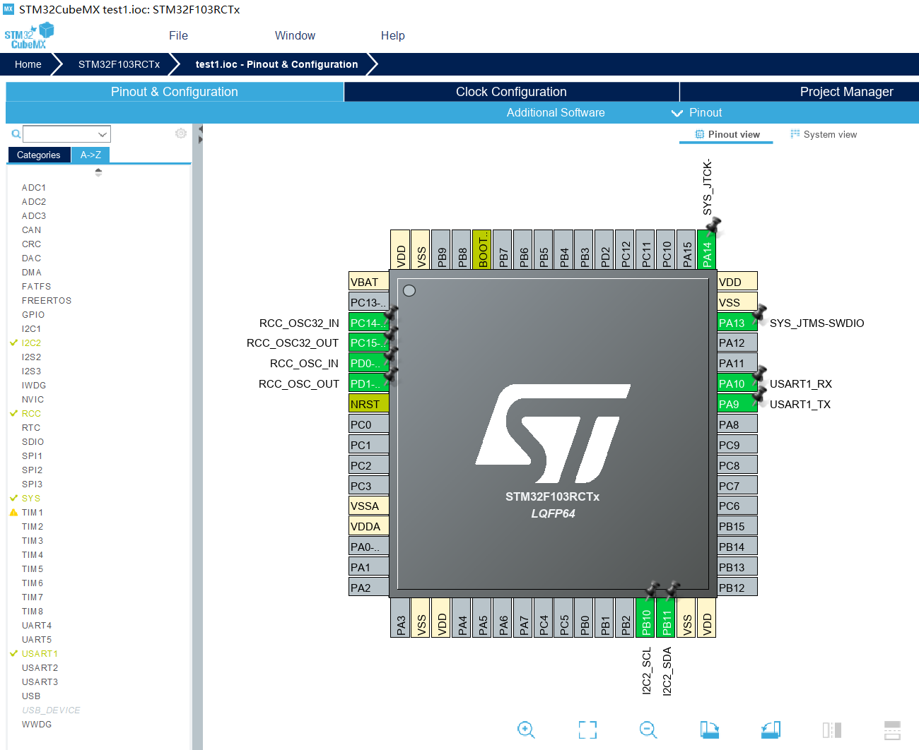 Use CodeMX stm32 MCU configuration of control PCA9685 - Programmer Sought