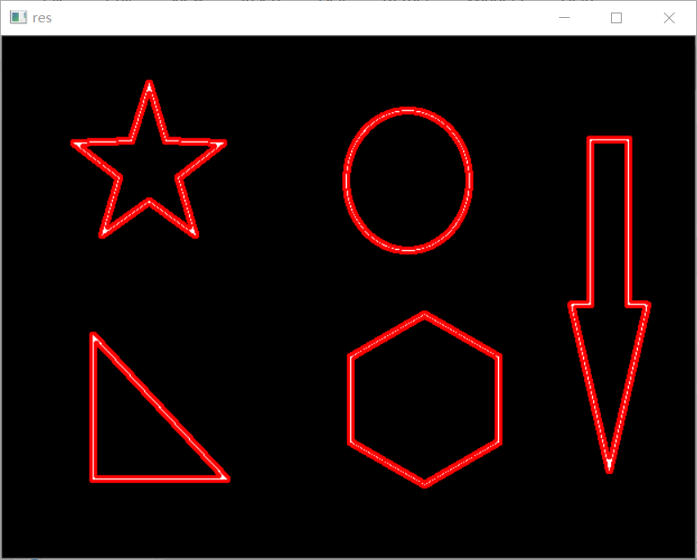 opencv using cv2.findContours () and cv2.drawContours () implemented ...