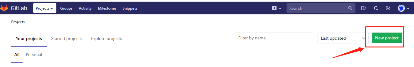 如何在gitlab上新建空白项目（blank Project）gitlab Blank Project Csdn博客 
