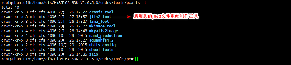 【Hi3516A】使用mkfs.jffs2 工具制作jffs2根文件系统镜像-CSDN博客