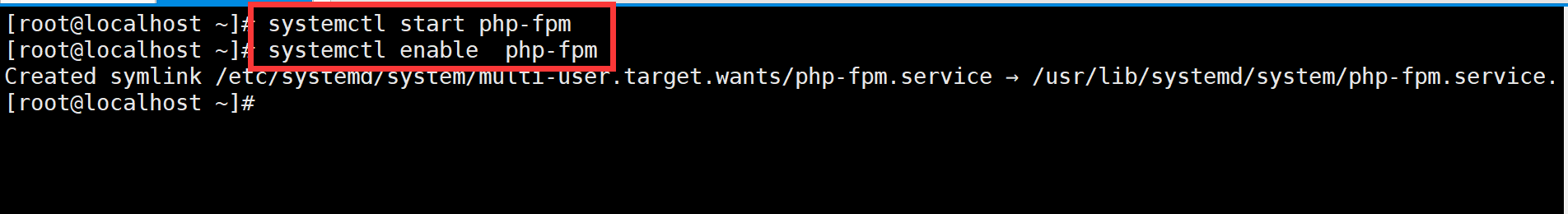 centos8.1下搭建LAMP详细教程_[root@localhost ~]# systemctl start php-fpm.servic-CSDN博客