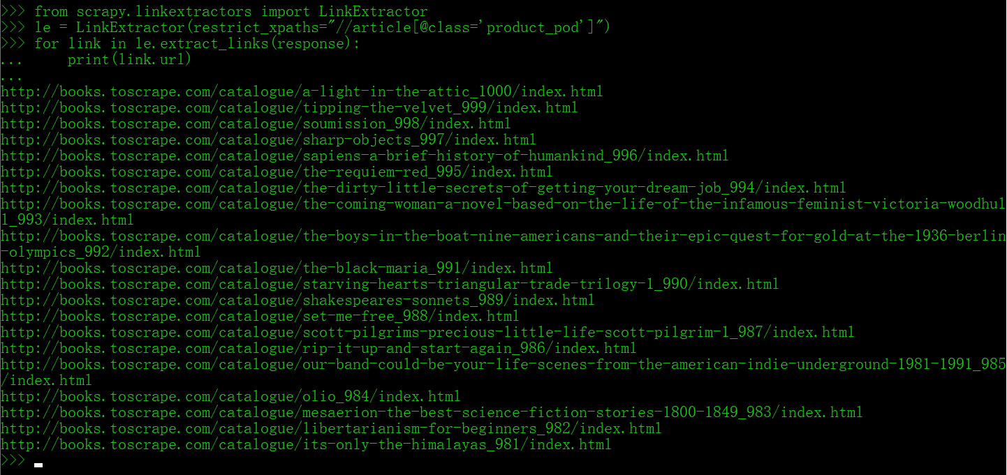 使用Scrapy爬虫框架爬取books.toscrape.com上书籍的相关信息并存储为csv文件-CSDN博客