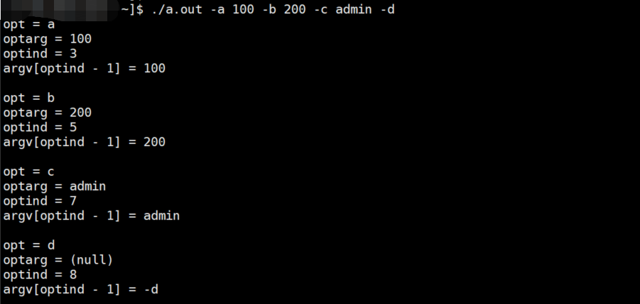 Linux C 命令行参数解析_linux c 长参数-CSDN博客
