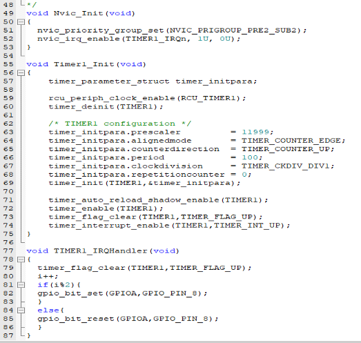 ---GD32 MCU---TIMER1更新中断时间不准_gd32 timer1 设置10ms定时器-CSDN博客