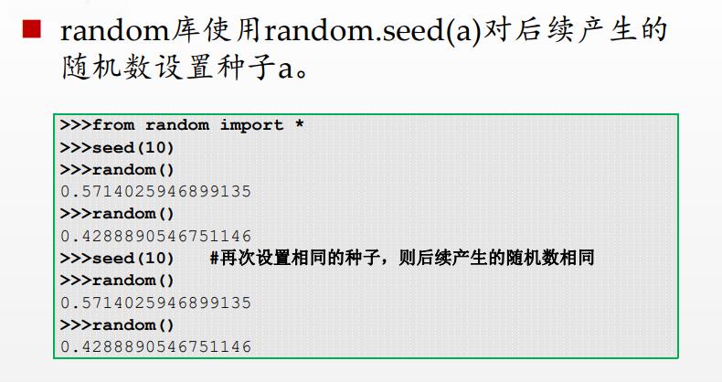 二级python——标准库（random库）python二级 Random Csdn博客 