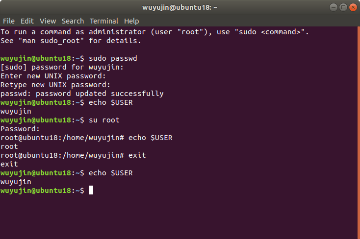 Ubuntu 新系统 设置root密码_see man sudo-CSDN博客