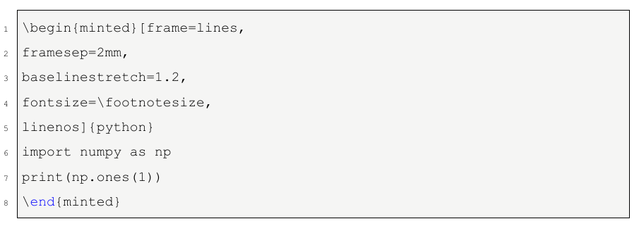 LaTeX 插入高亮代码（LaTex、Python、Java、C、C++等主流语言都支持）_latex代码引用高亮-CSDN博客