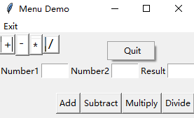 python-使用Tkinter进行GUI程序设计（参考课本实现的案例中介绍用处）_divide() takes 2 positional arguments but 3 were g-CSDN博客
