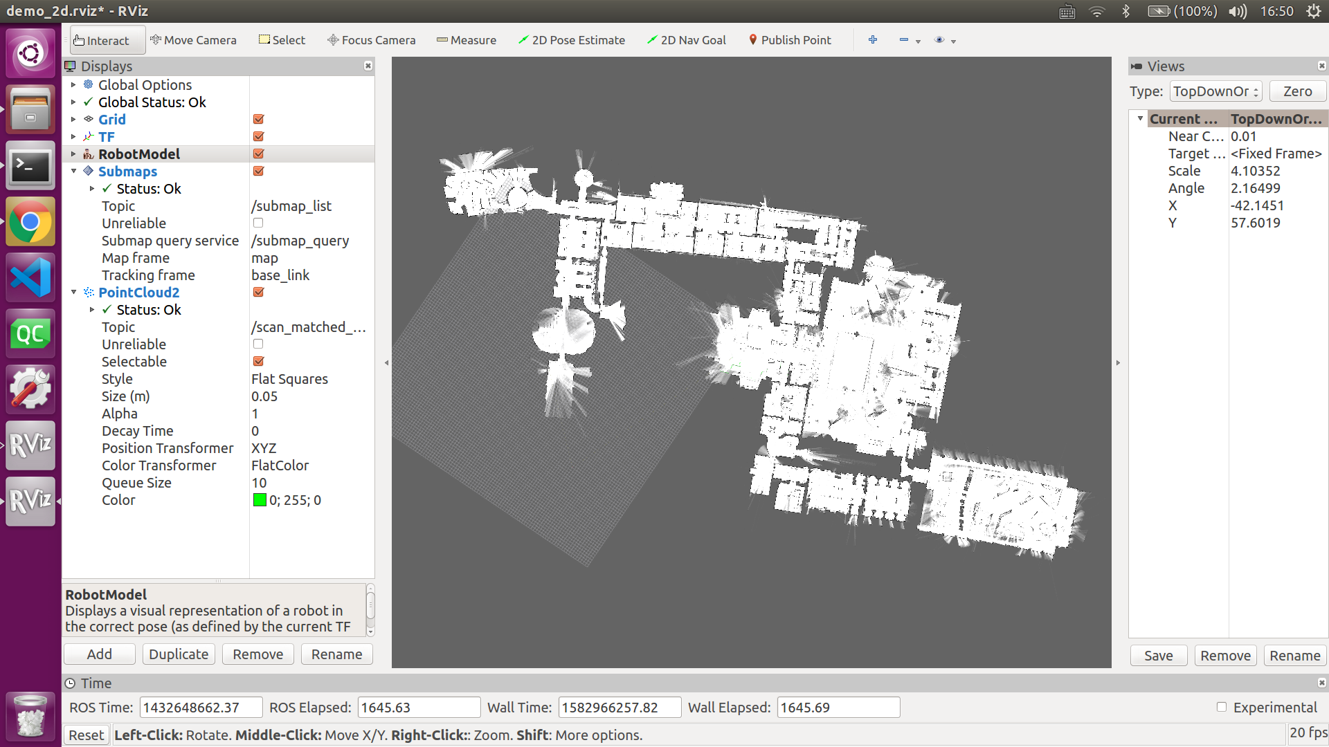 ROS自学实践(8)：ROS进行激光SLAM建图——cartographer_如何提升ros的建图精度-CSDN博客