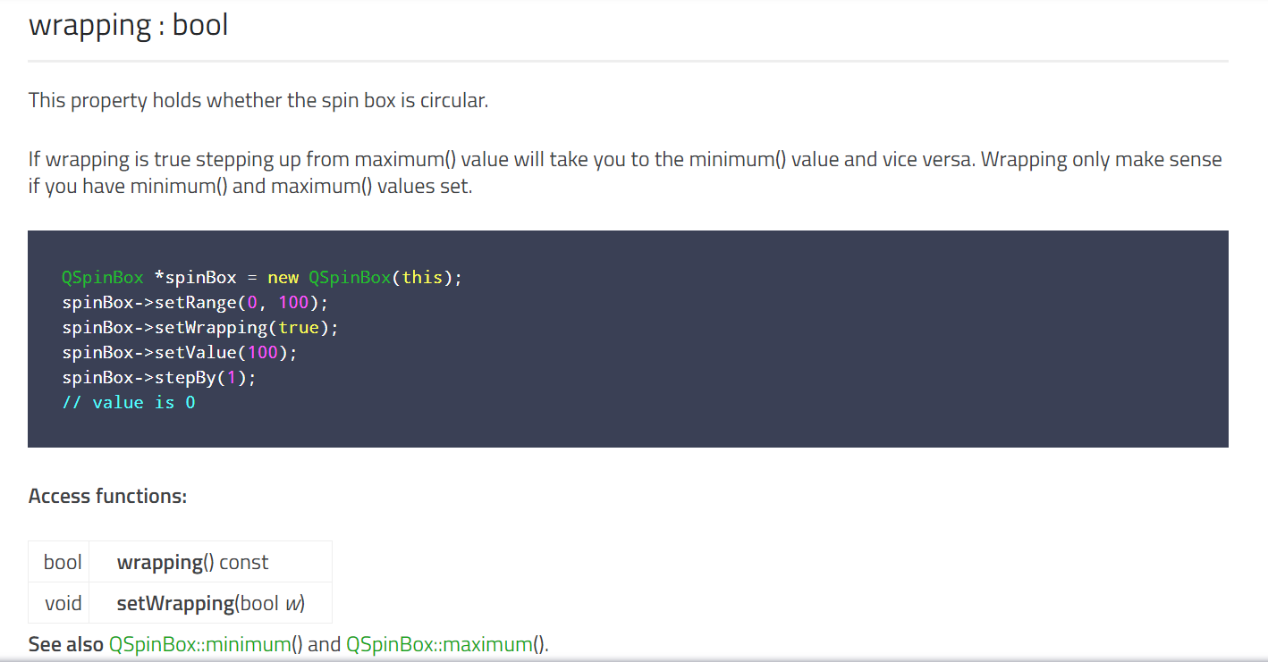 Qt设置spinBox不能显示超出范围的数字_qt spinbox 超过某个值黄色-CSDN博客