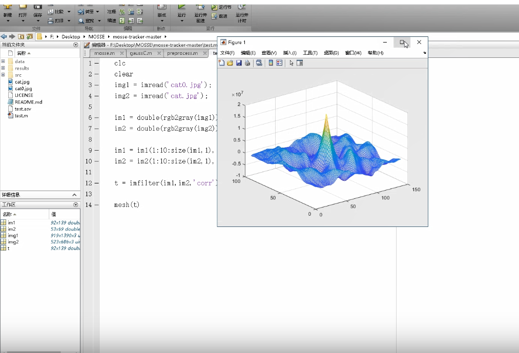 推荐--相关滤波算法MOSSE实现代码讲解（视频）_mosse用的视频跟踪素材-CSDN博客