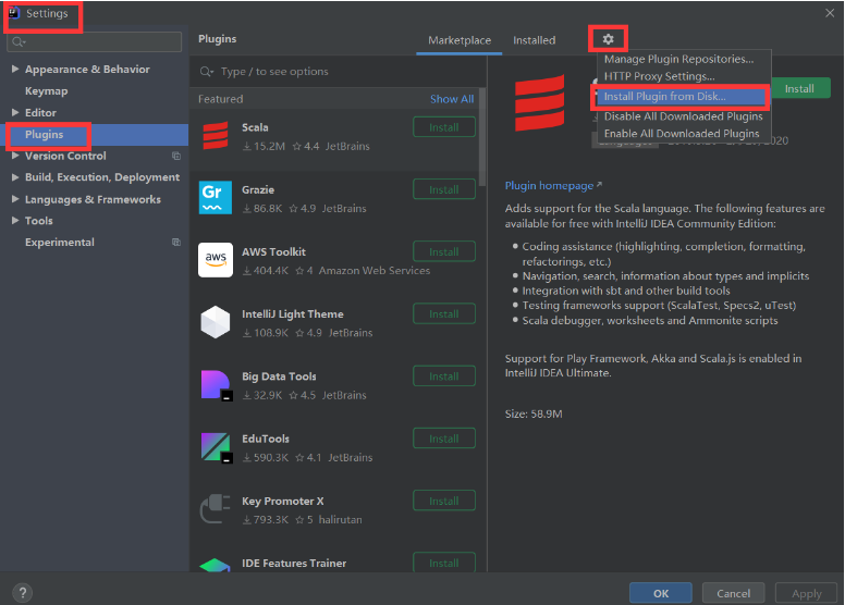 IDEA安装配置Scala并编写HelloWord程序_在idea里用scala做一个helloword-CSDN博客