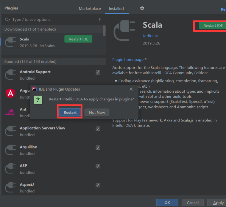 IDEA安装配置Scala并编写HelloWord程序_在idea里用scala做一个helloword-CSDN博客