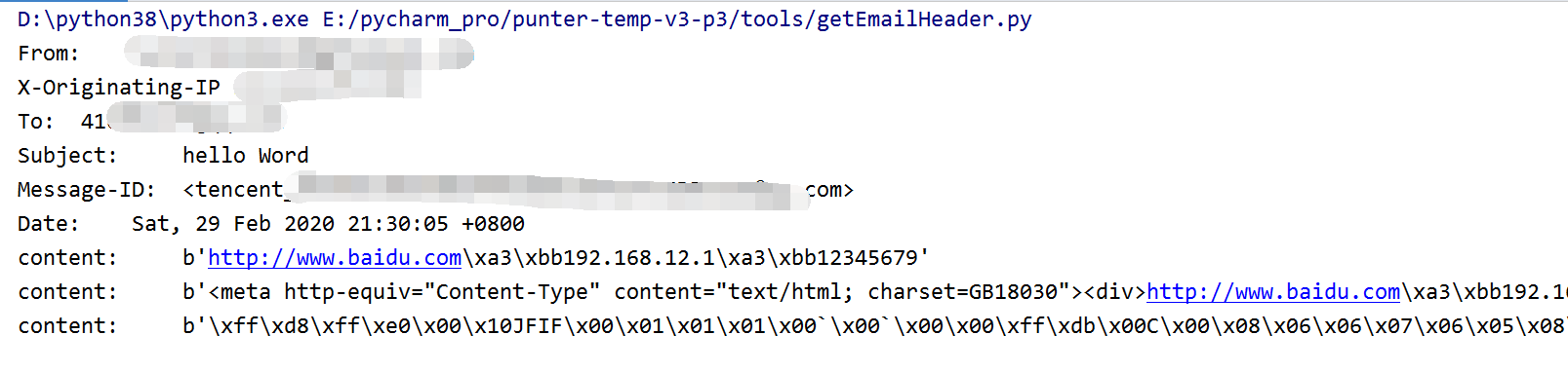 python 提取邮件（.eml）的信息头_python eml 标头-CSDN博客
