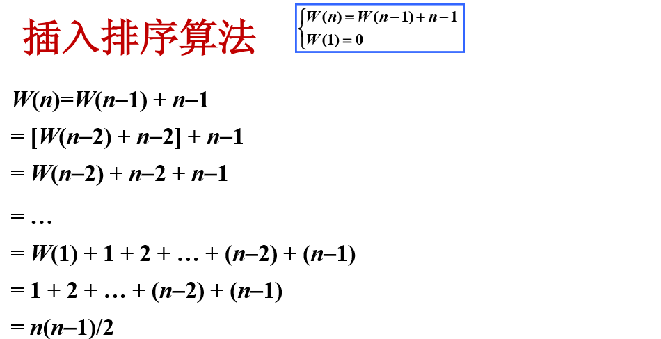 算法设计笔记（十）迭代法求解递推方程用迭代归纳法求解递推关系 Csdn博客 