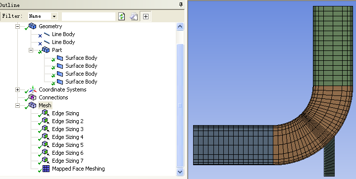 ANSYS Workbench仿真(二）：Mesh（扫掠、多区网格、2D网格）③_ansys meshing网格偏好-CSDN博客