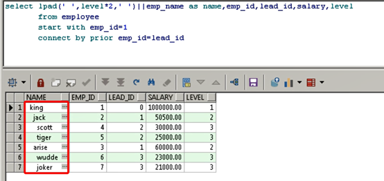 ORA-01436 与 层次查询CONNECT BY-CSDN博客
