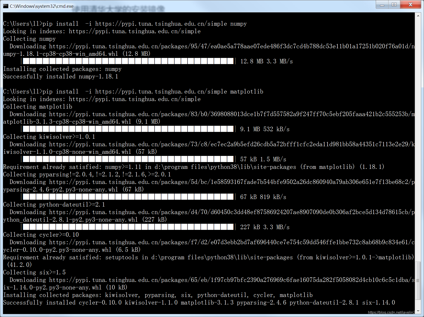 Python 38安装matplotlib的方法python38安装matplotlib Csdn博客
