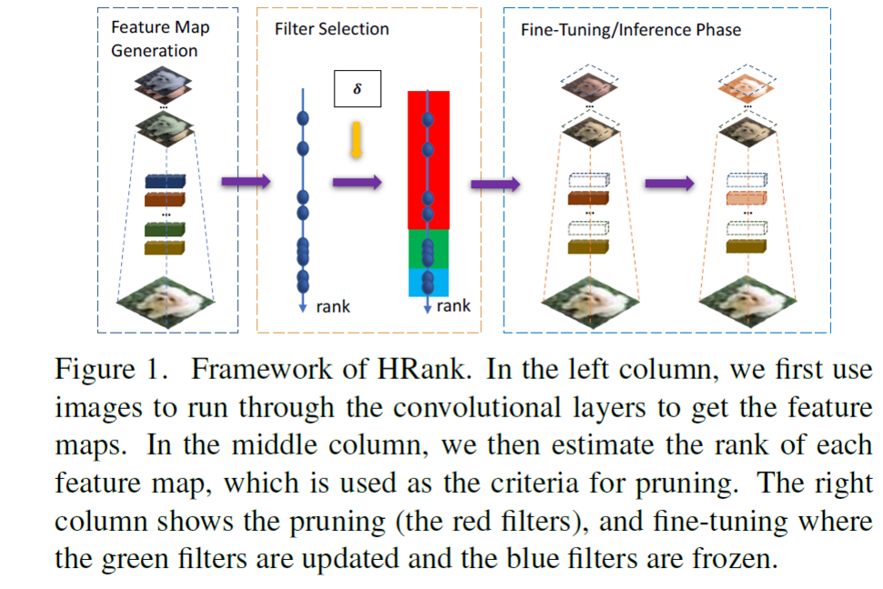 [模型压缩]--CVPR2020-HRank：Filter Pruning using High-Rank Feature Map_hrank: filter pruning using ...