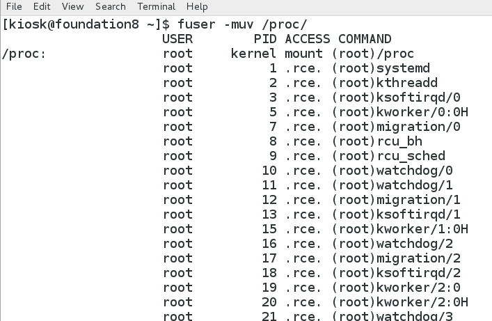 查看进程使用的文件（命令：fuser、lsof、pidof）_fuser命令详解-CSDN博客