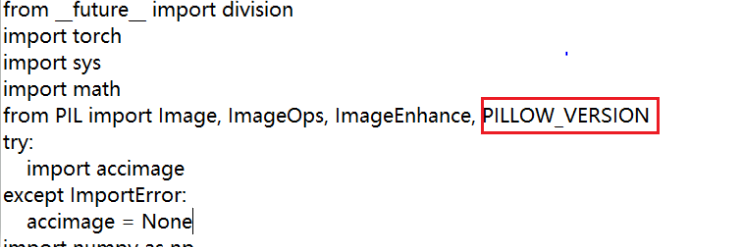 ImportError: cannot import name 'PILLOW_VERSION' from 'PIL'解决方案_cannot import name 'version ...