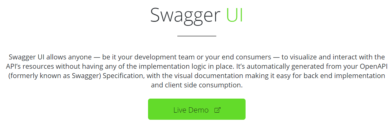 Swagger Ui简介 Csdn博客 