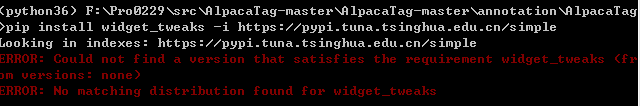 缺少 ModuleNotFoundError: No module named 'widget_tweaks' 包的处理办法_python找不到widget包-CSDN博客