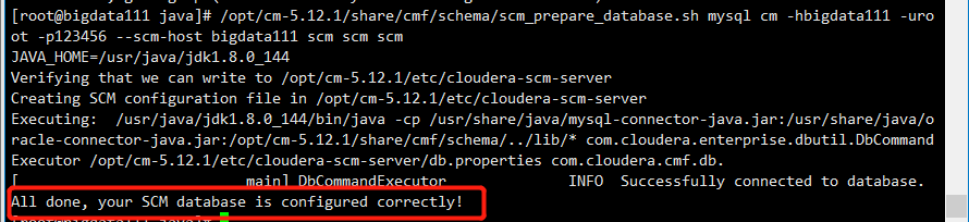 cloudera-scm-server: Access denied for user ‘scm‘@‘192.168.157.11‘ (using password: YES ...