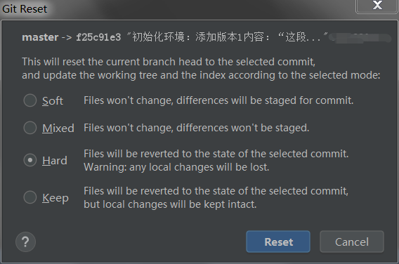 IDEA Git Reset 选项说明_idea git reset选项-CSDN博客