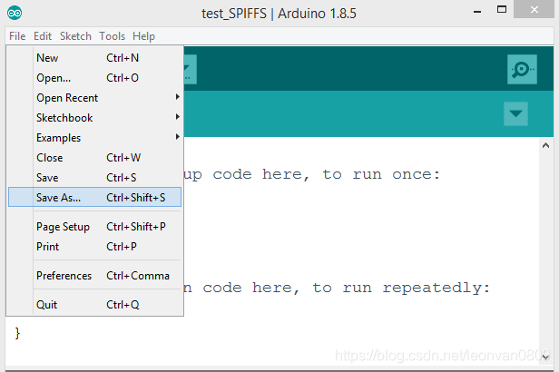 Esp32 Arduino Spiffs插件安装与测试arduino Ide 20 Sketch Data Upload Csdn博客