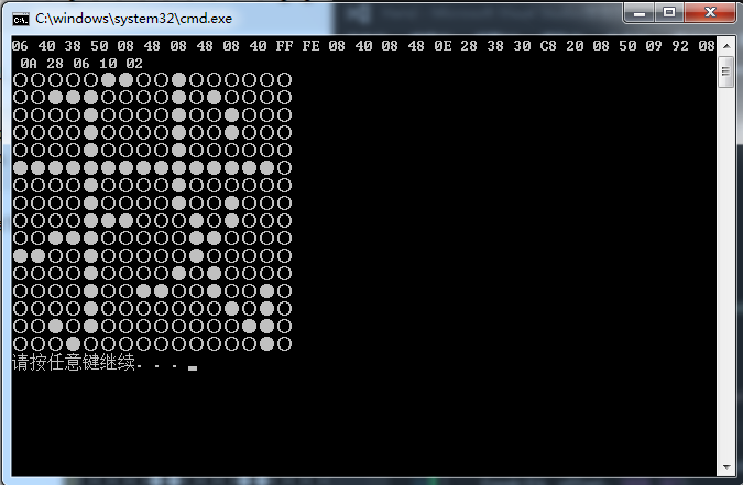 HZK16汉字16*16点阵字库的使用及实例程序_hzk16字库-CSDN博客