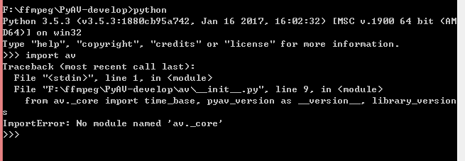 PyAV安装注意事项_pip install av2-CSDN博客