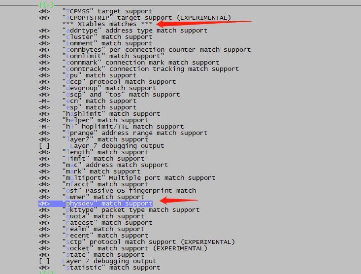 解决iptables参数-m physdev出现iptables: No chain/target/match by that name.错误-CSDN博客