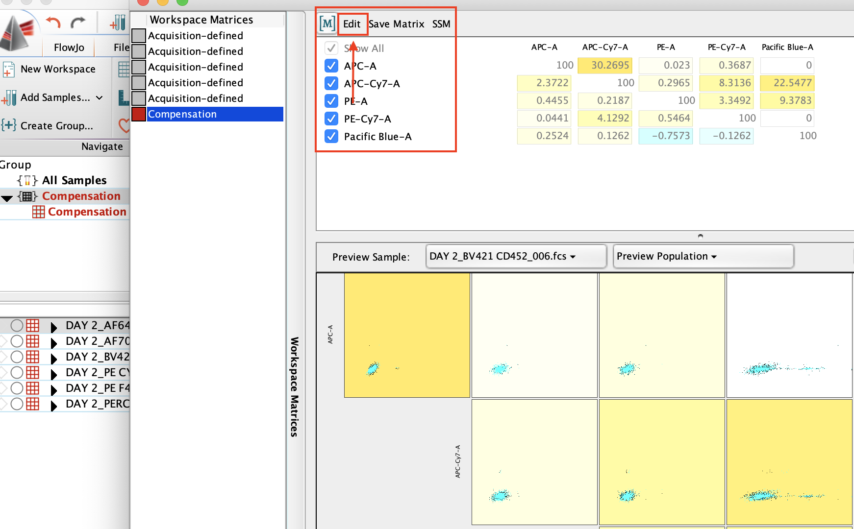 FlowJO X 流式补偿调整_flowjo如何调补偿-CSDN博客