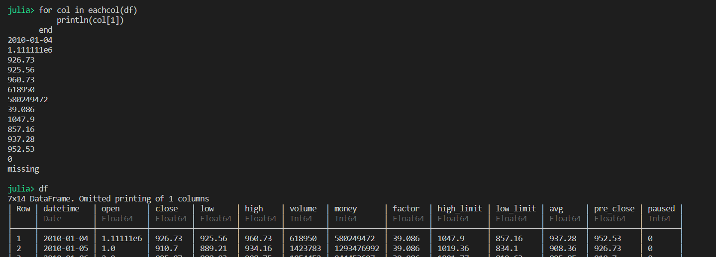 Julia : DataFrame常见用法-CSDN博客