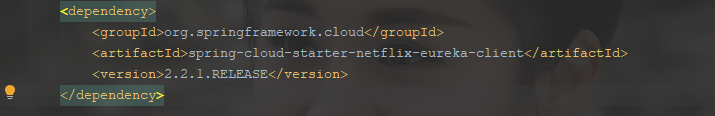 Could not find artifact org.springframework.cloud:spring-cloud-starter-netflix-eureka-client:pom ...